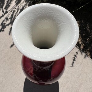 Circa 1968 K'ang Hsi Porcelain Oxblood Glaze Dark Pigmented Areas by ...
