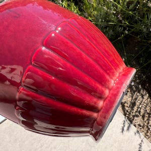 Circa 1968 K'ang Hsi Porcelain Oxblood Glaze Dark Pigmented Areas by ...