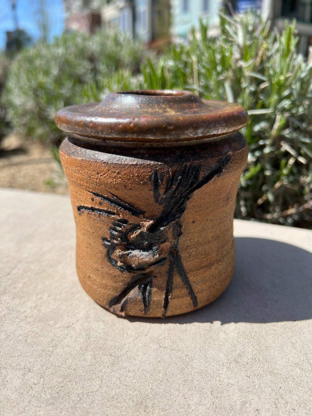 Circa 1978 Original Stepped Vase Form With Slashed Design SIGNED Irvine ...