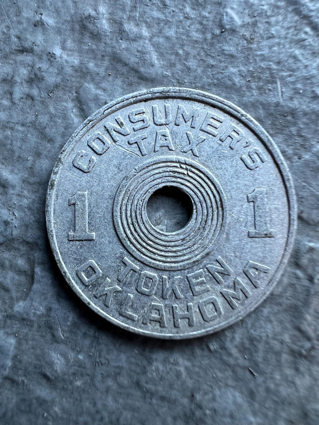 1930's Consumer's Tax 1 Aluminum Token Oklahoma for Old Age Pensions 23 ...