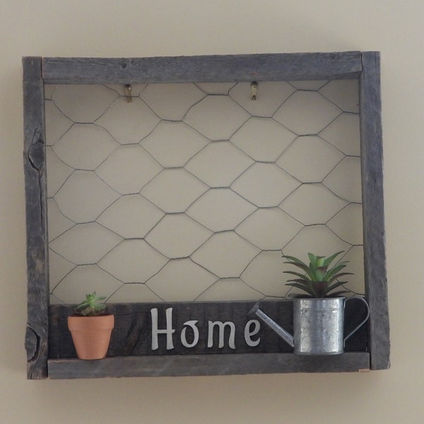 Chicken Wire Shelf - Etsy