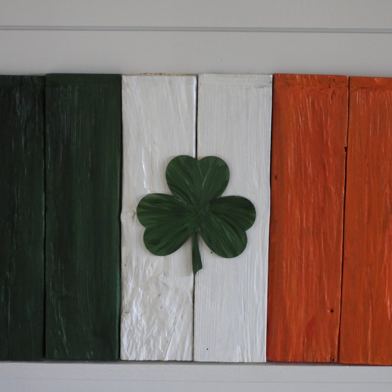 Wood Irish Flag - Etsy