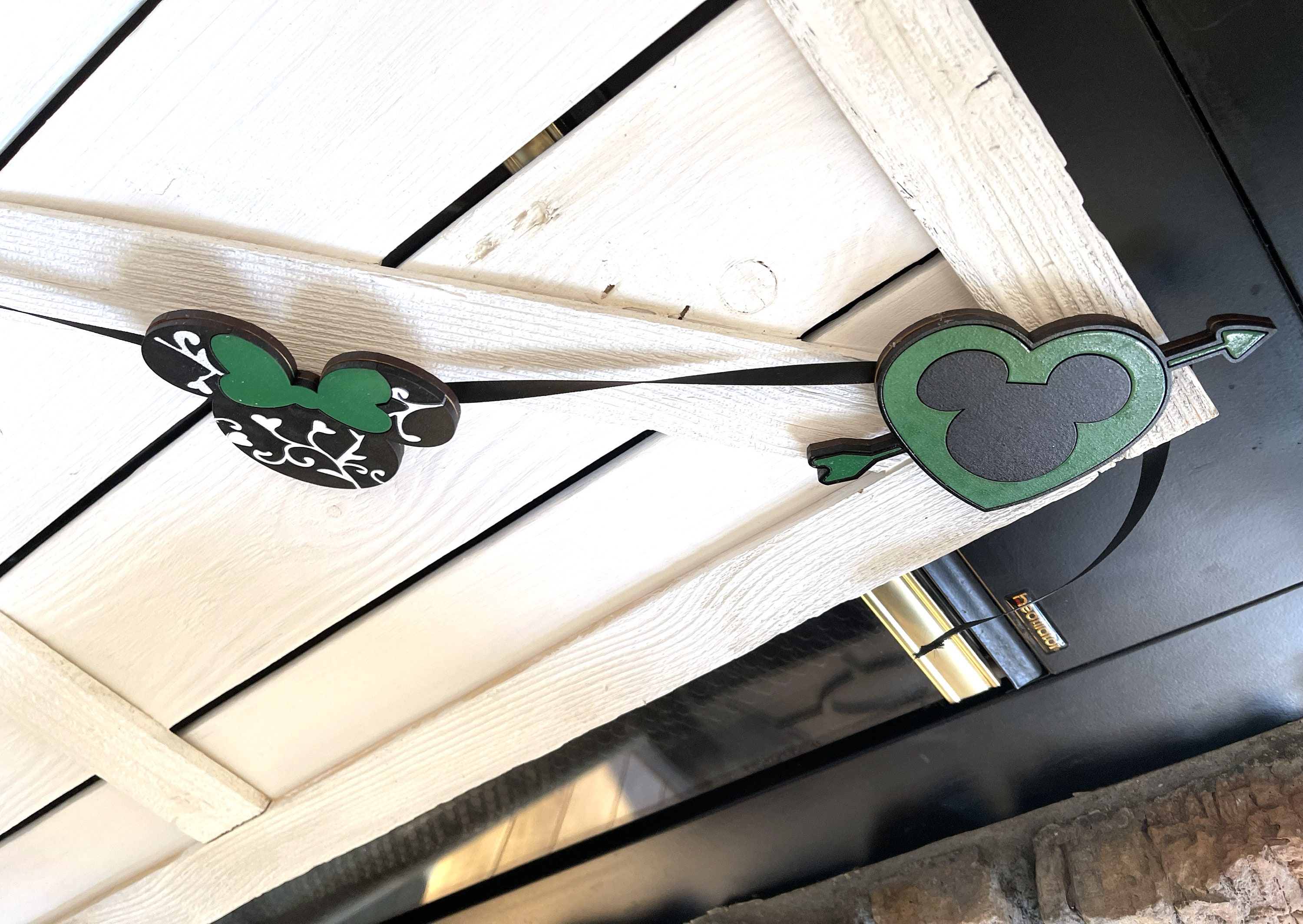 Mickey and Minnie Mouse Disney Garland Easter/spring Pink and | Etsy