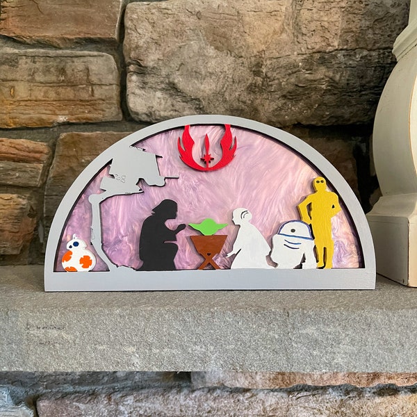 Nativity Painted Ornament - Etsy