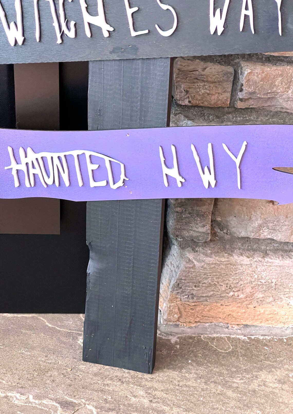 Halloween Signs With Arrows and Sayings Boo Blvd Haunted Hwy - Etsy
