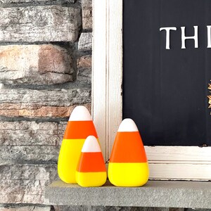 Halloween Decor 3D Printed Candy Corn Table, Shelf, Mantel Decor Sold ...