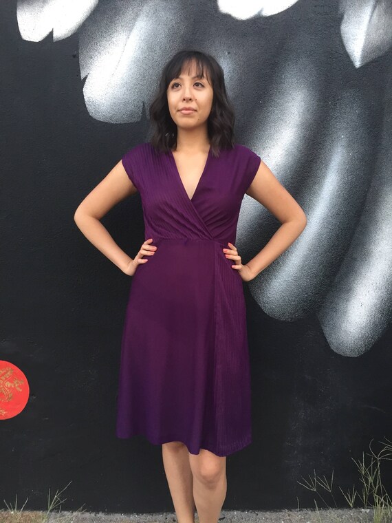 vintage 1980s 80s purple - Gem