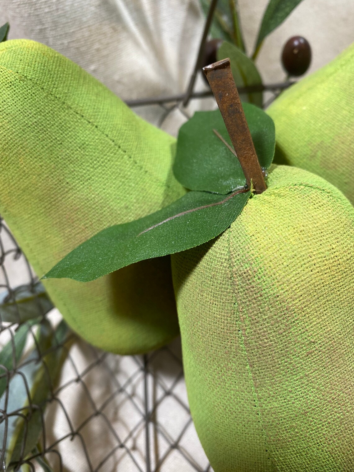 Green Pears Fake Green Pears Artificial Green Pears - Etsy