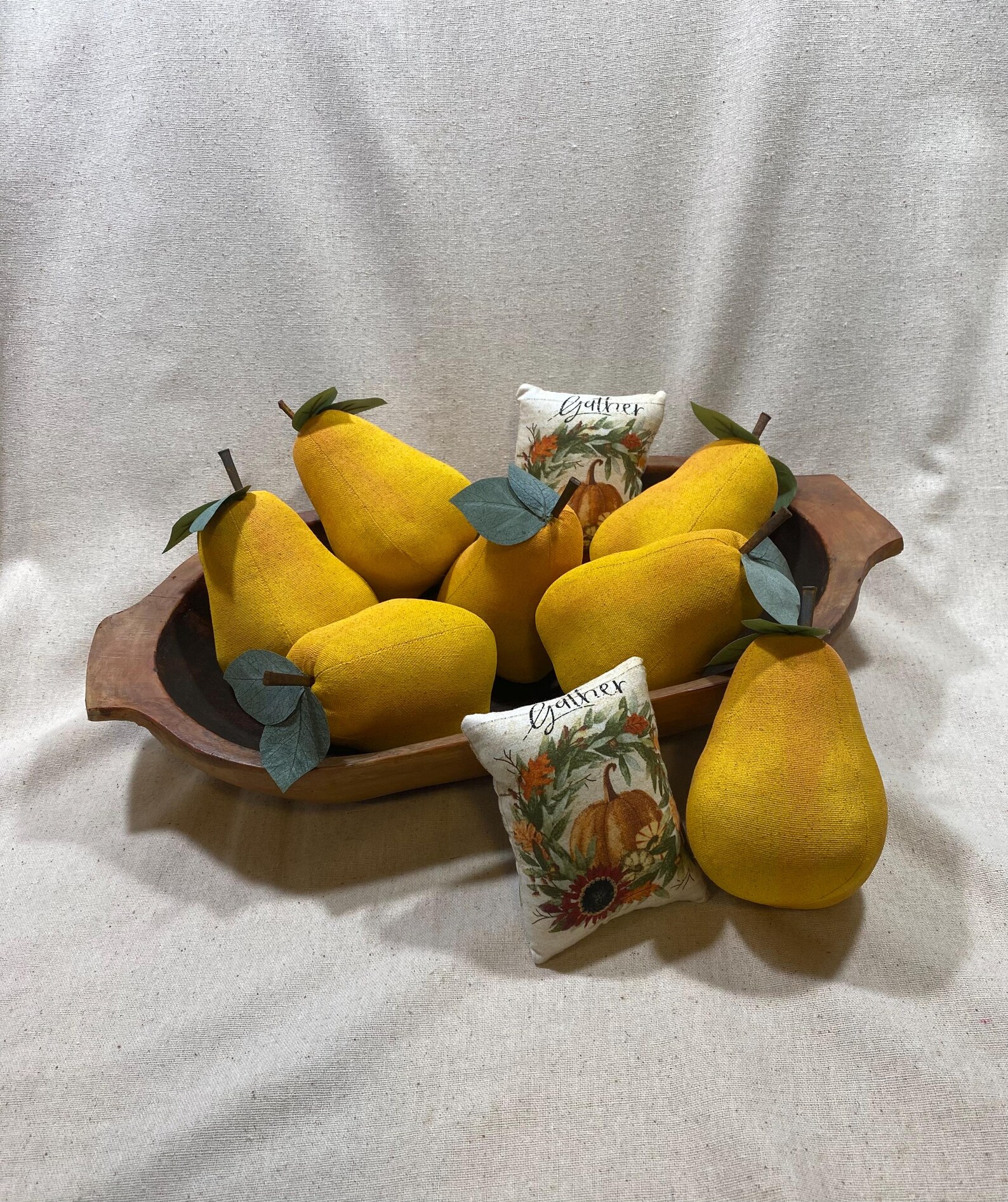 Pear Bowl Fillers Farmhouse Style Pear Handmade Pears Farmhouse Pears ...