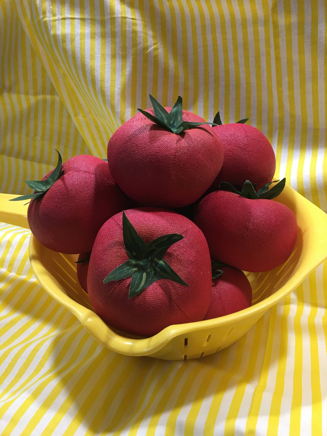 Tomato Tomatoe Handmade Fake Tomatoes Kitchen Food Farmhouse Food Fake ...