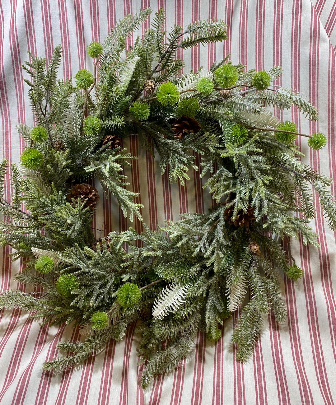 Large Mixed Evergreen Wreath Undecorated, 28 Evergreen Wreath ...