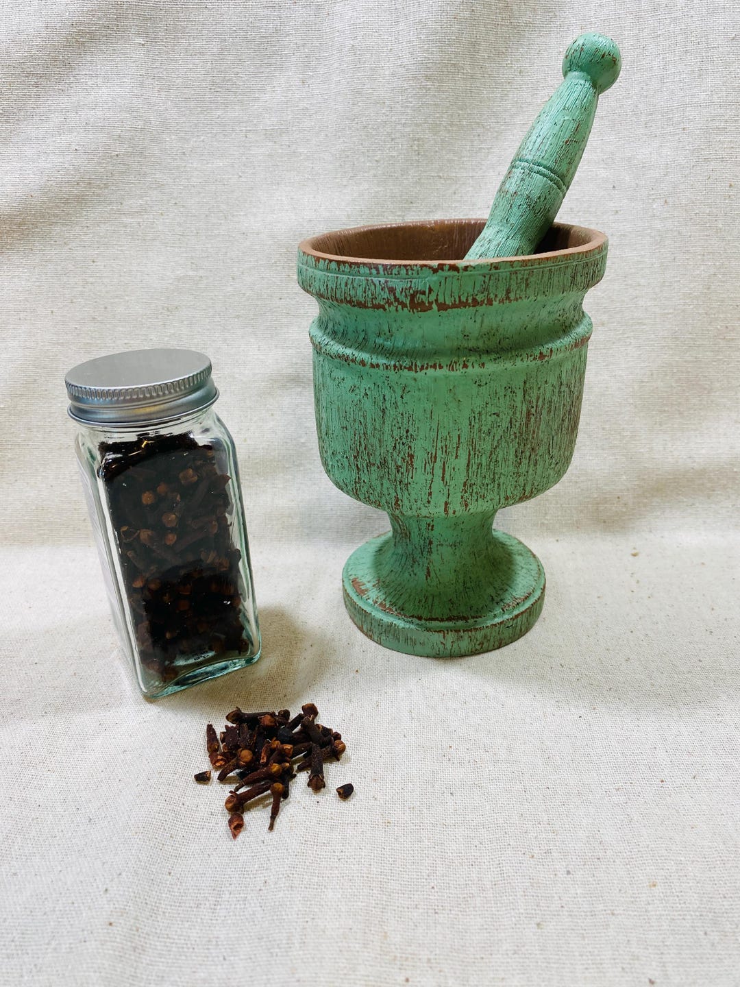 Vintage Style Mortar and Pestle, Gift for a Chef, Pharmacist Gift ...