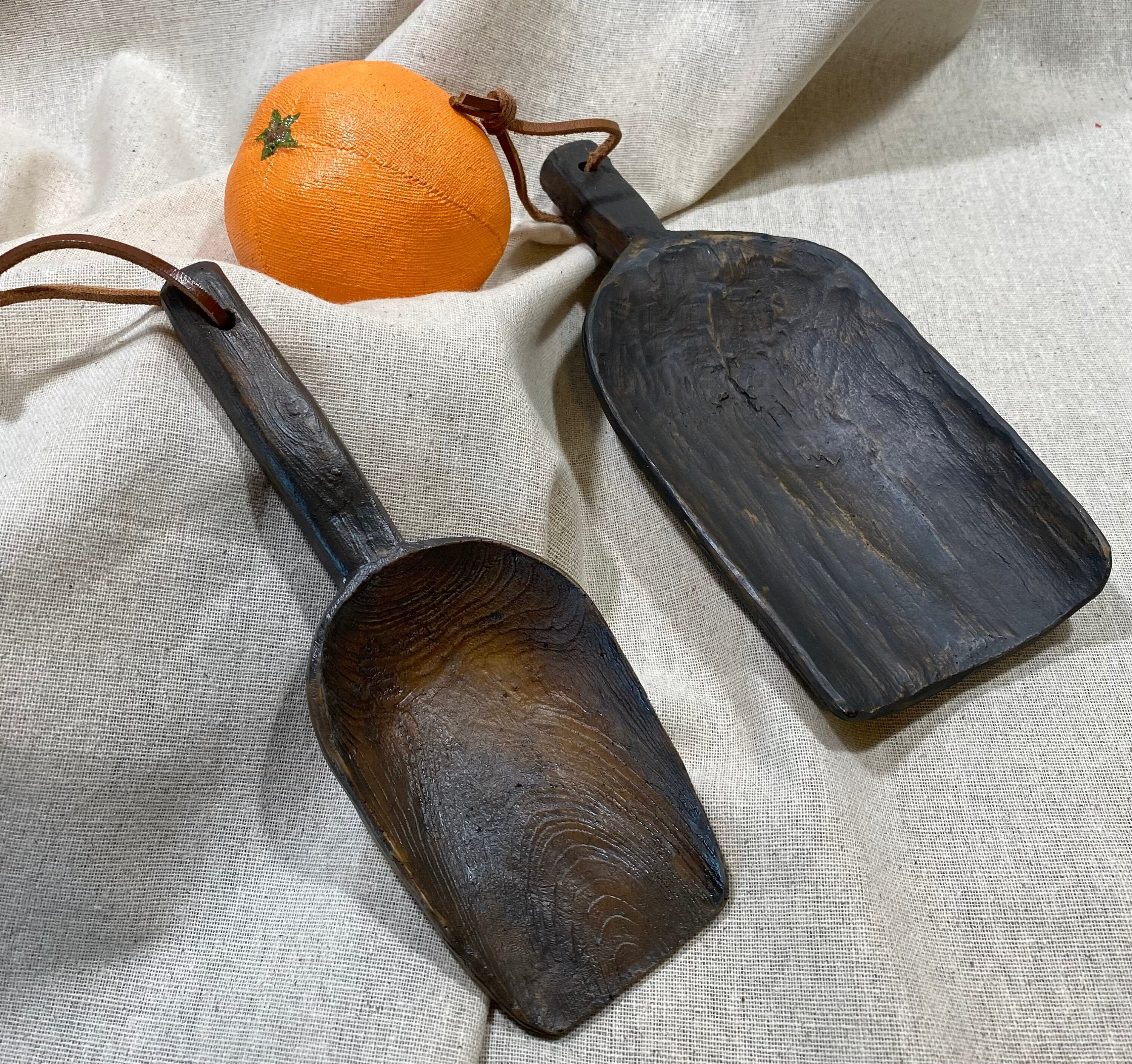 Primitive Large Scoop Primitive Farmhouse Scoops Kitchen Decor ...