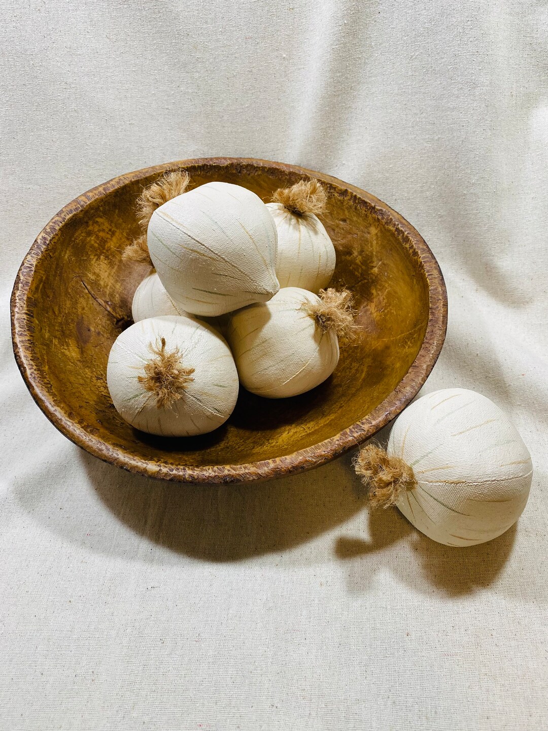 Onion Handmade Fabric Onion Onion Food Prop White Onion Pretend ...