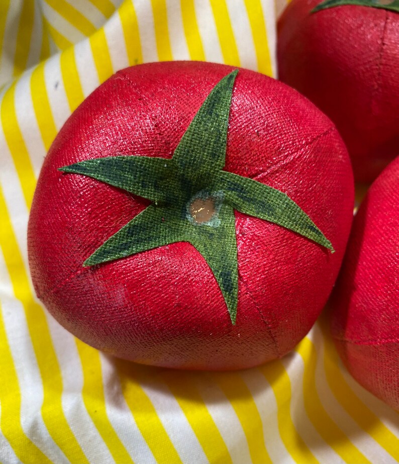 Fake Tomato, Artificial Tomatoes, Farmhouse Kitchen Food Prop, Farmers ...