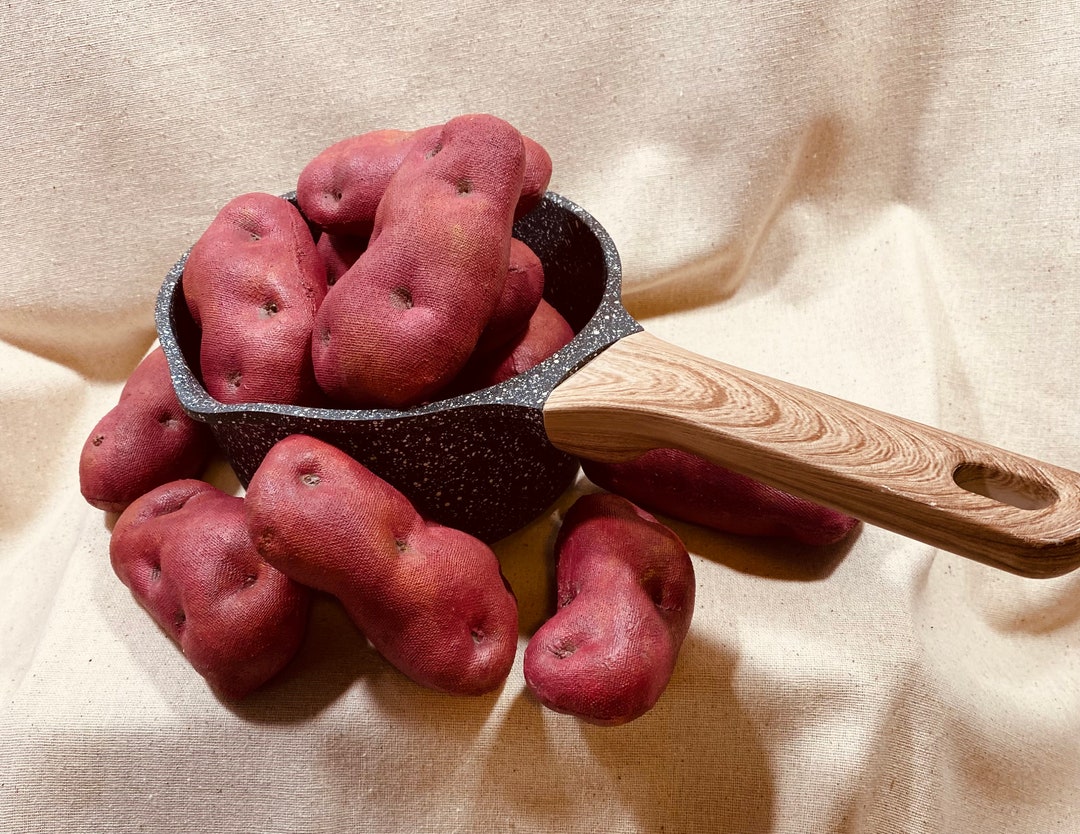 Red Potatoes SET of 3 Red Potato, Fake Red Potato, Fabric Red Potatoes ...