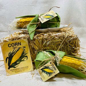 Faux Corn Cobs Fake Corn Corn Photo Prop, Fabric Corn Corn Cob ...