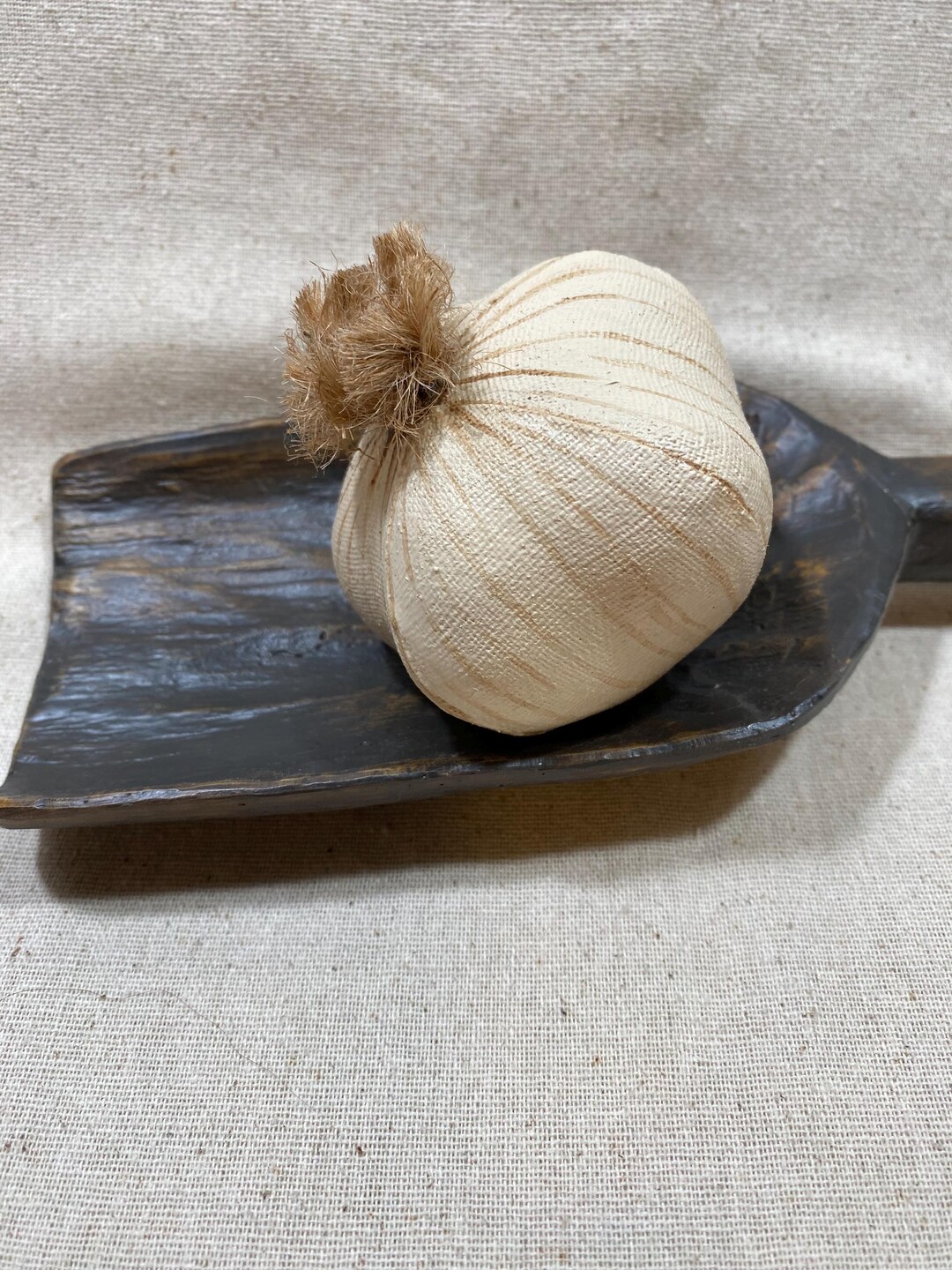 Garlic Handmade Garlic Fake Garlic Pretend Garlic Garlic Clove Fabric ...