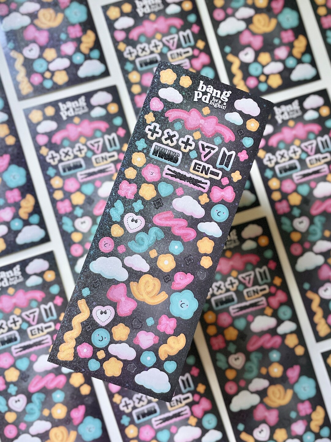 Bang PD: He's a Bighit Deco Sticker Sheet - Etsy