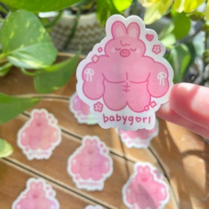 Buff Dwaekki Changbin Girlypop Babygorl Sticker - Etsy