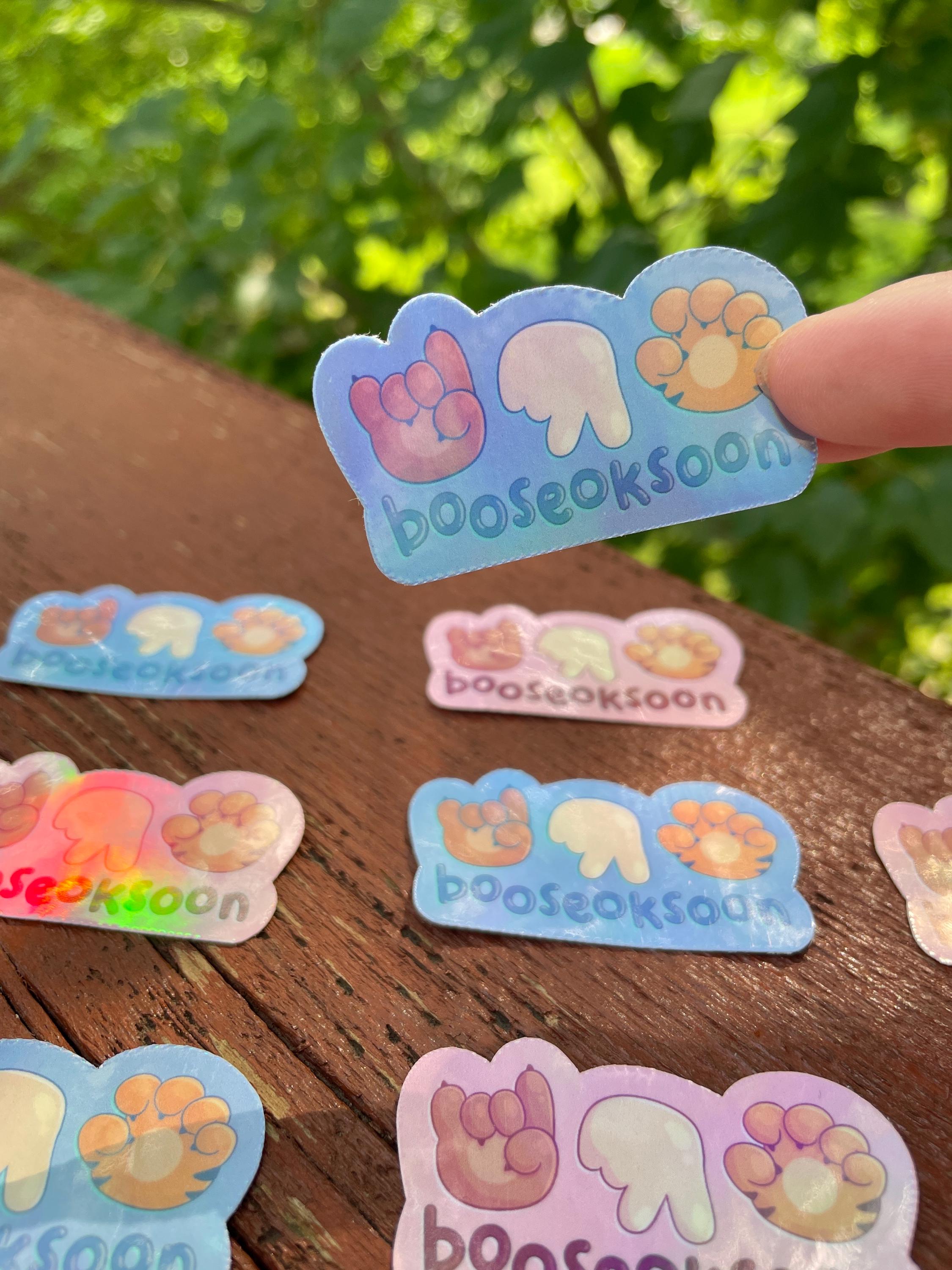 BSS Booseoksoon Hand Signs Sticker - Etsy