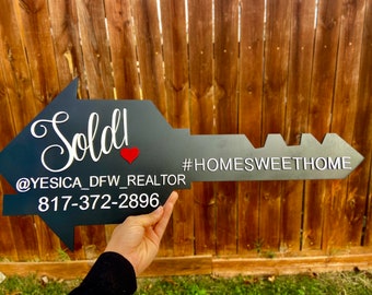 Pink Realtor Sign - Etsy