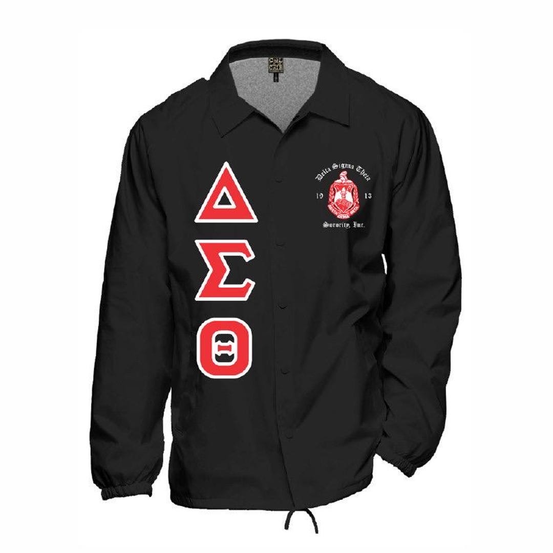 Delta Sigma Theta Line Jacket | Crossing Jacket | Coaches Jacket ...