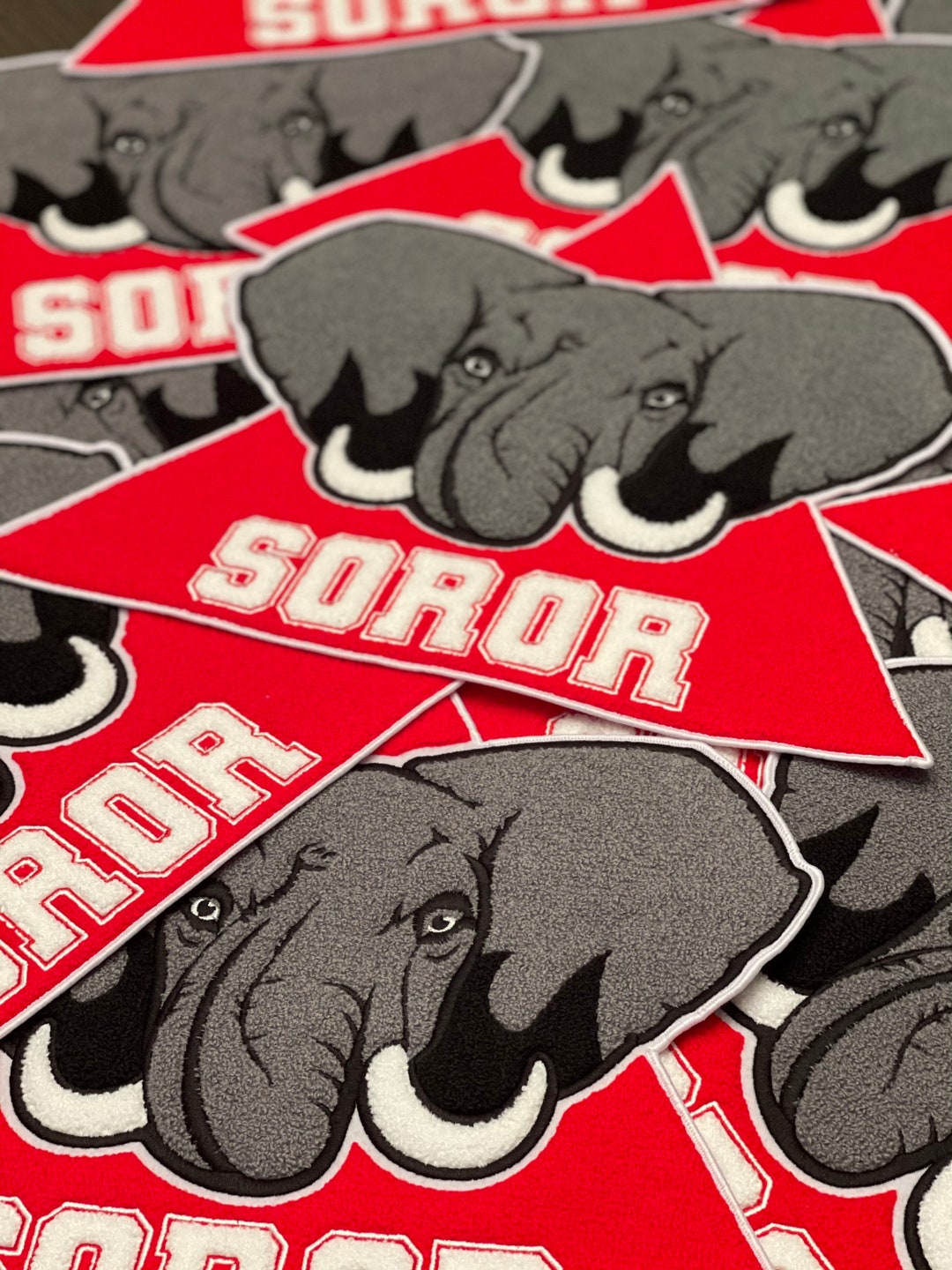 Trunks up Soror 15inch Chenille Patch - Etsy