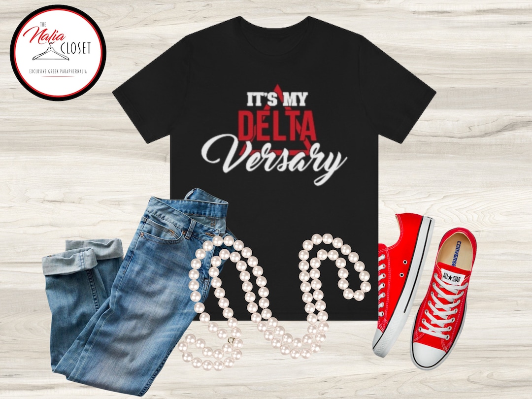 It’s My Deltaversary T-shirt | Delta Sigma Theta | Line Anniversary ...