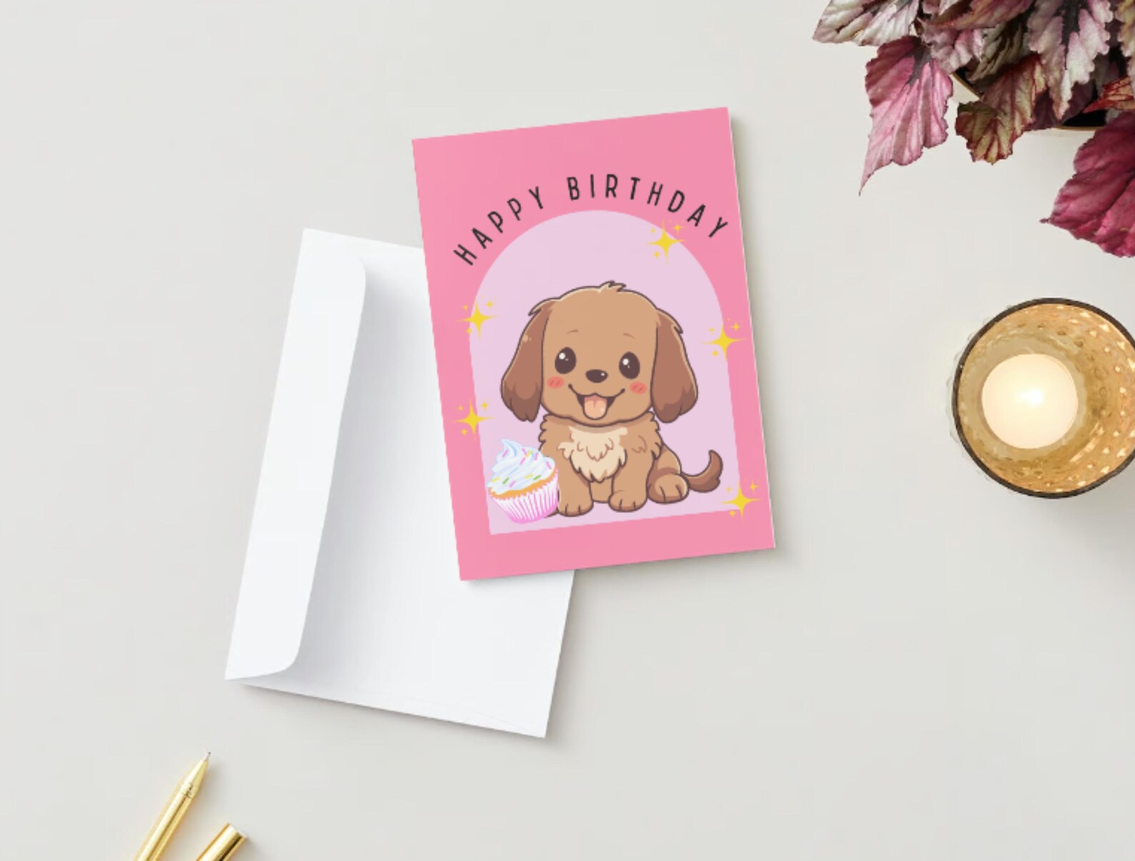 Printable Dog Birthday Card | Puppy Birthday Card | Download Card ...