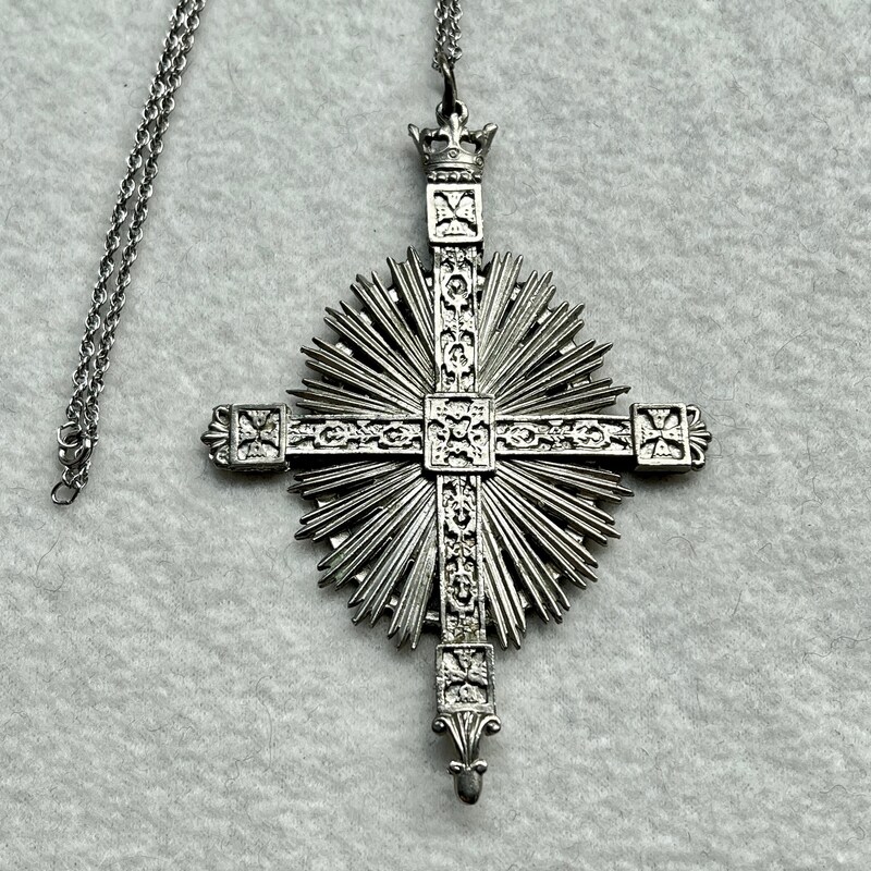 Ornate Cross Pendant - Etsy