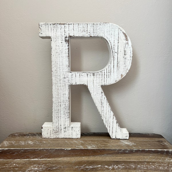 Wooden Letter R - Etsy