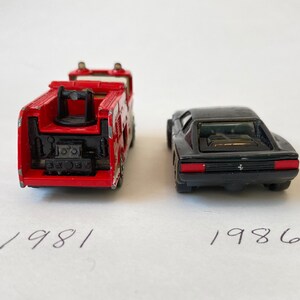 1980s MATCHBOX 1981 Snorkel JDFD Fire Rescue Truck Red, China 1986 ...