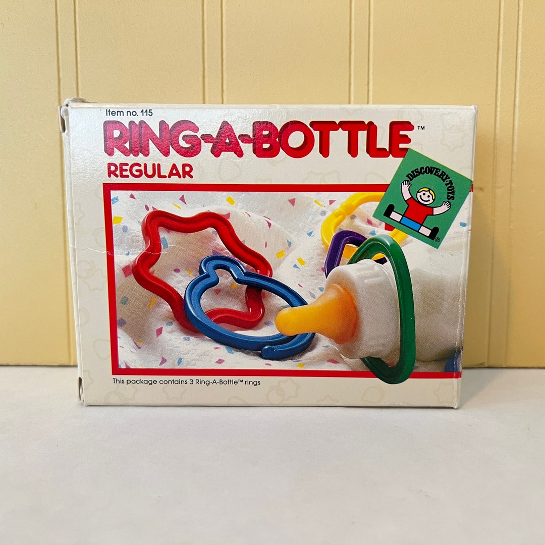 1987 DISCOVERY TOYS Ring-a-bottle Regular 3 Plastic Rings in - Etsy