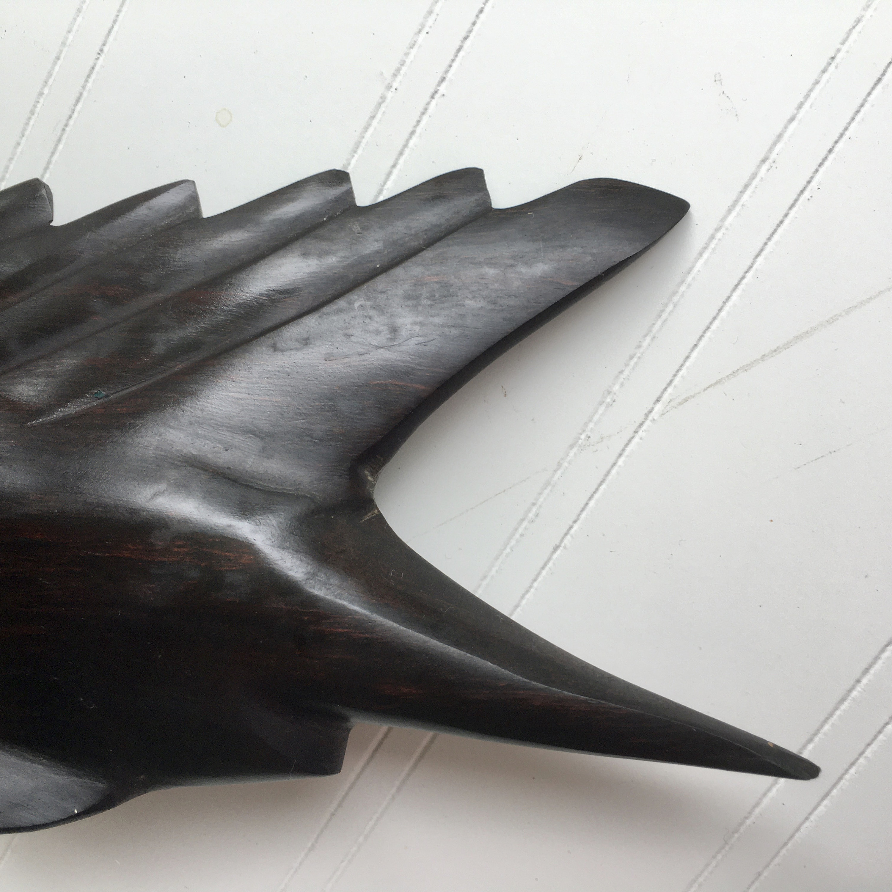 Vintage Ironwood Swordfish Sailfish Hand Carved Solid Wood | Etsy
