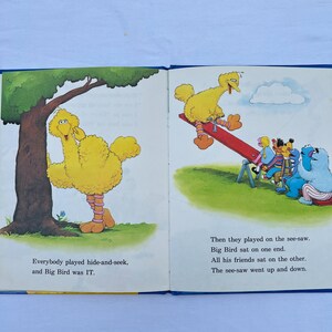 1981-1983 SESAME STREET Start-to-read Books Set of 4: Ernie's Big Mess ...