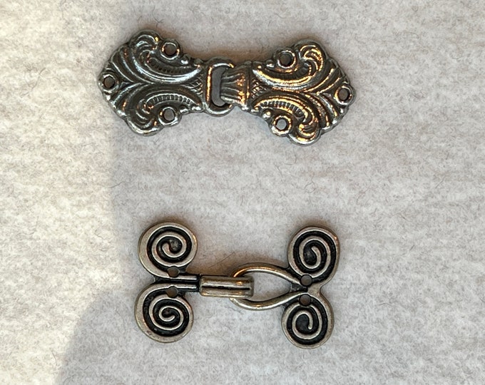 Frog Closure for Clothing, Scandinavian Style - 2" Span OR Modern Style ...