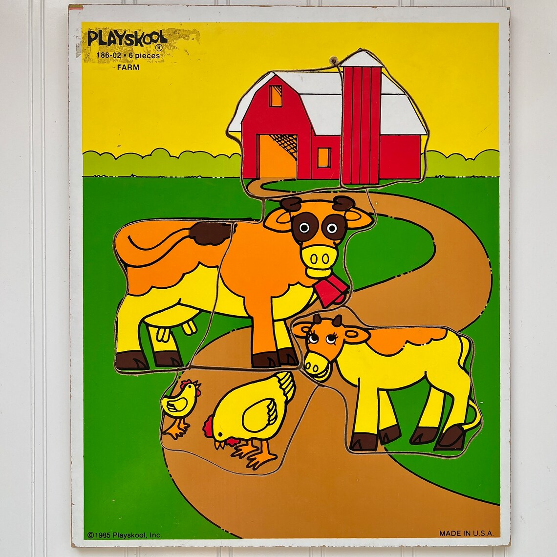 1950-80s PLAYSKOOL PUZZLES Your Choice of 4: Ten Little - Etsy