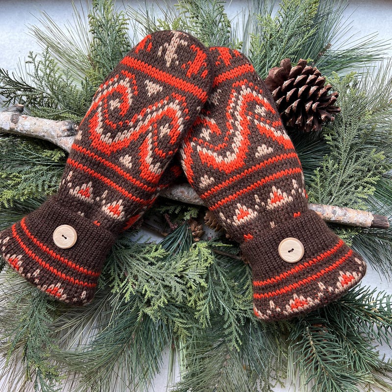 Mittens Recycled Sweater - Etsy
