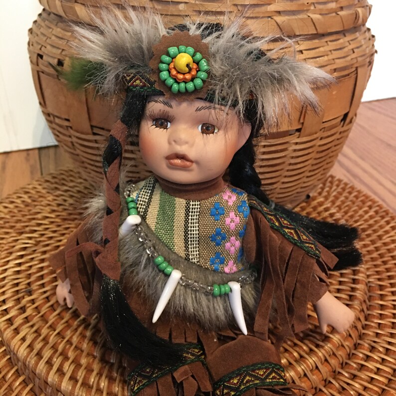 Vintage 11 Native Canadian Doll Native Eskimo/inuit by - Etsy