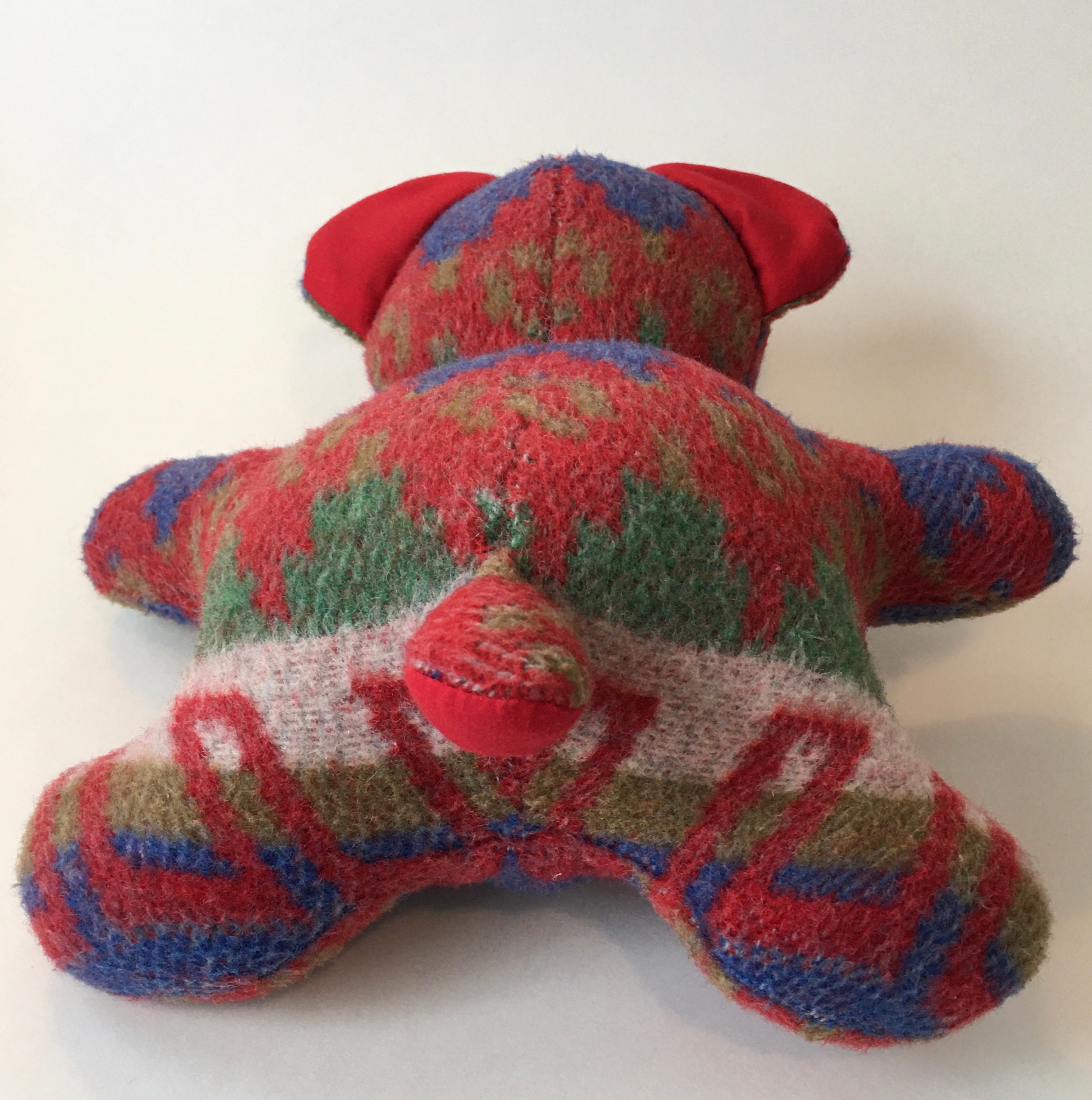 Vintage PENDLETON Style Teddy Bear Colorful Wool Indian - Etsy