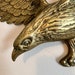 Vintage KOREAN BRASS Eagle Hawk Wall Mount, 18-1/2 W Metal Bird ...