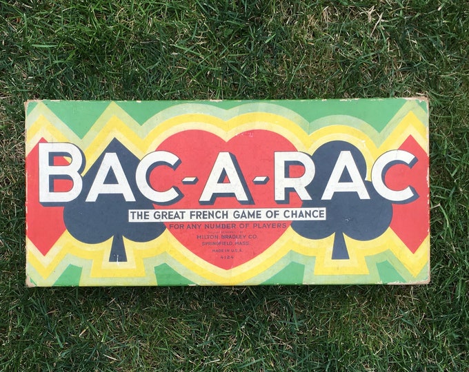 1933/1938 Rare Vintage BAC-A-RAC the Great French Game of Chance Milton ...