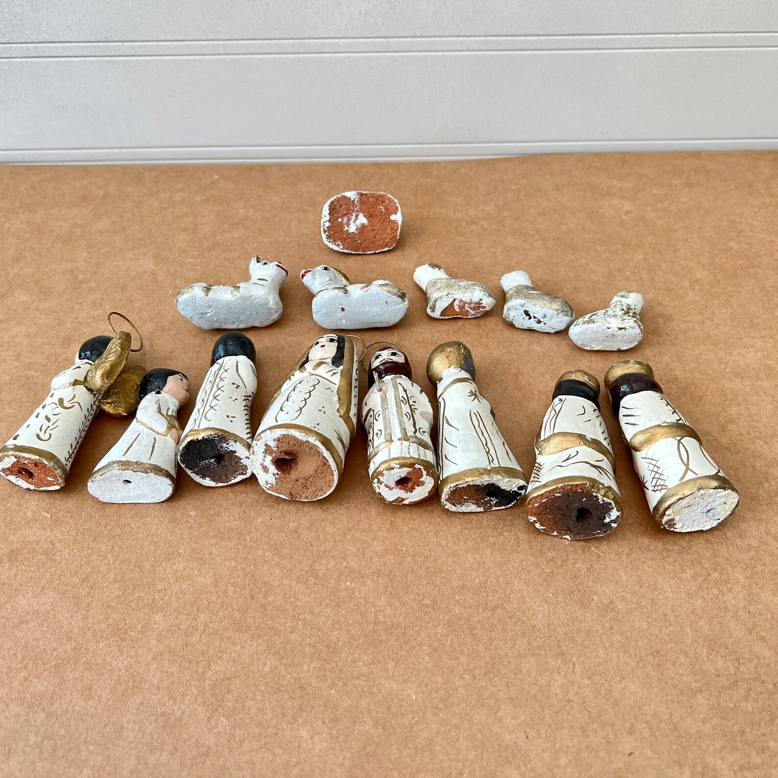 1980s MINI CLAY CRECHE Holy Family Nativity Set 14 Piece - Etsy