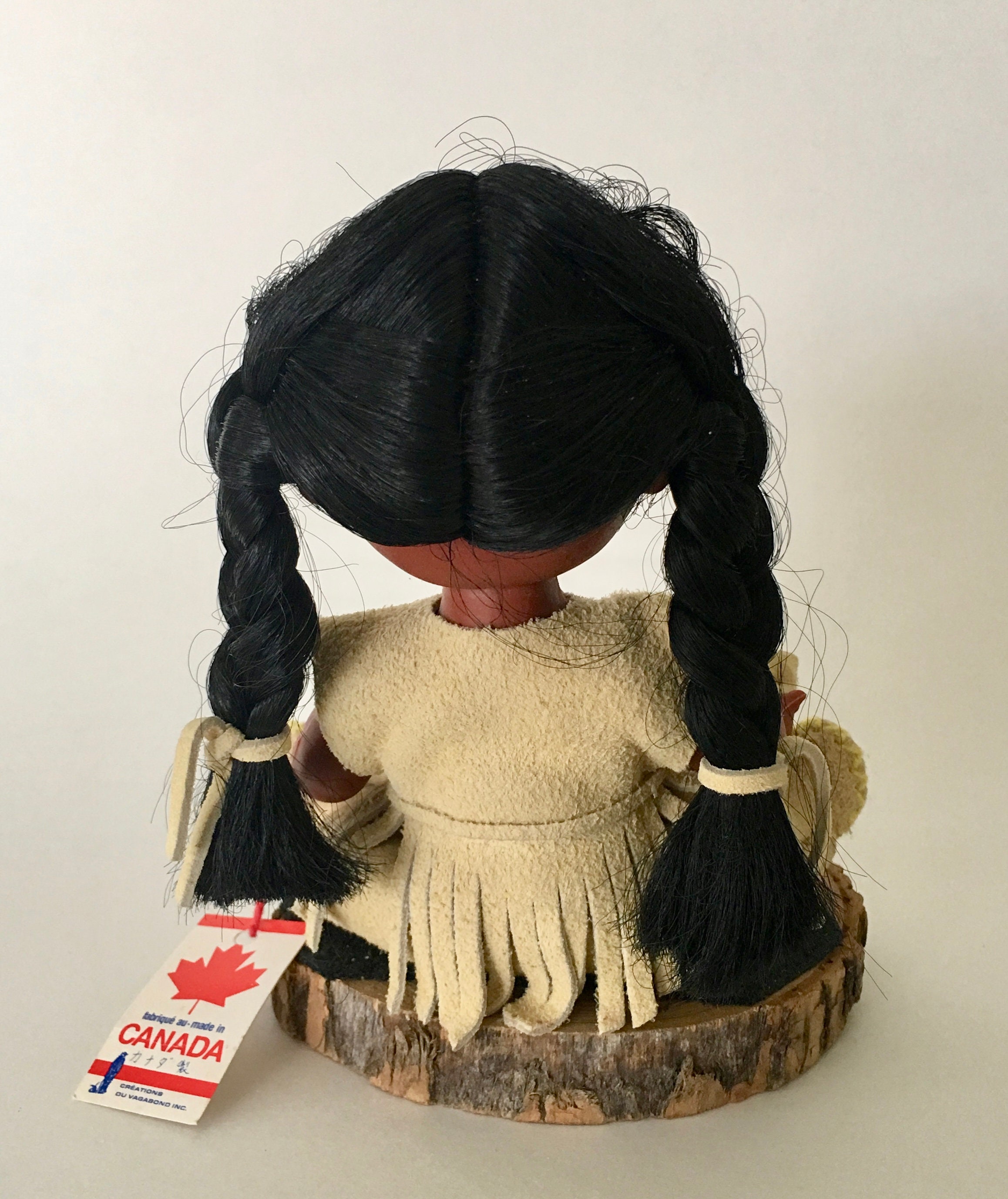 Vintage FIRST NATIONS DOLL With Baby Suede and Bead Clothes | Etsy