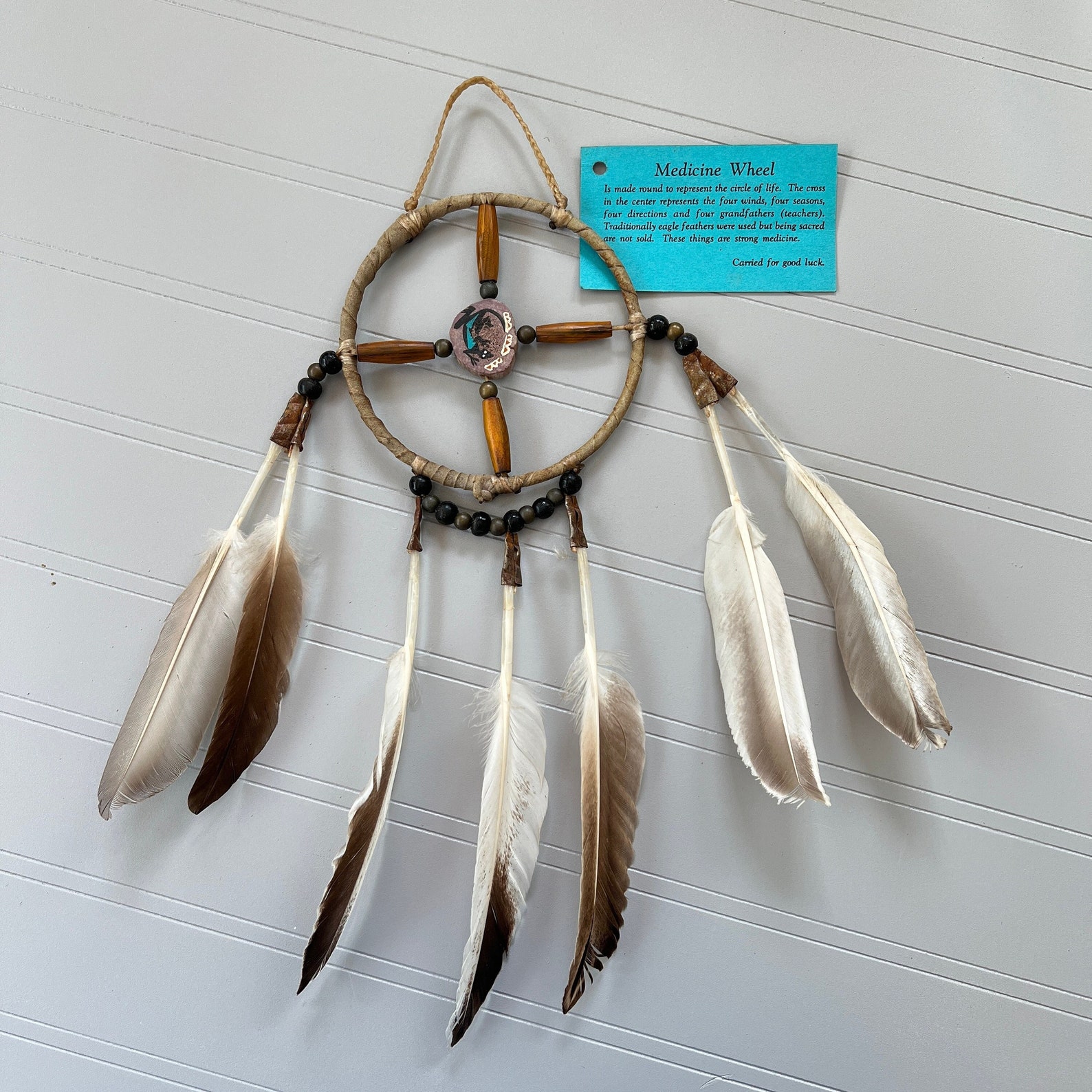 Vtg NAVAJO MEDICINE WHEEL Native American Spiritual Good Luck - Etsy