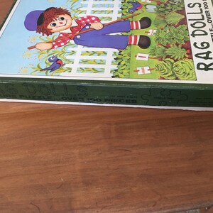 Vintage RAG DOLLS Picture Puzzle COMPLETE Raggedy Andy and - Etsy