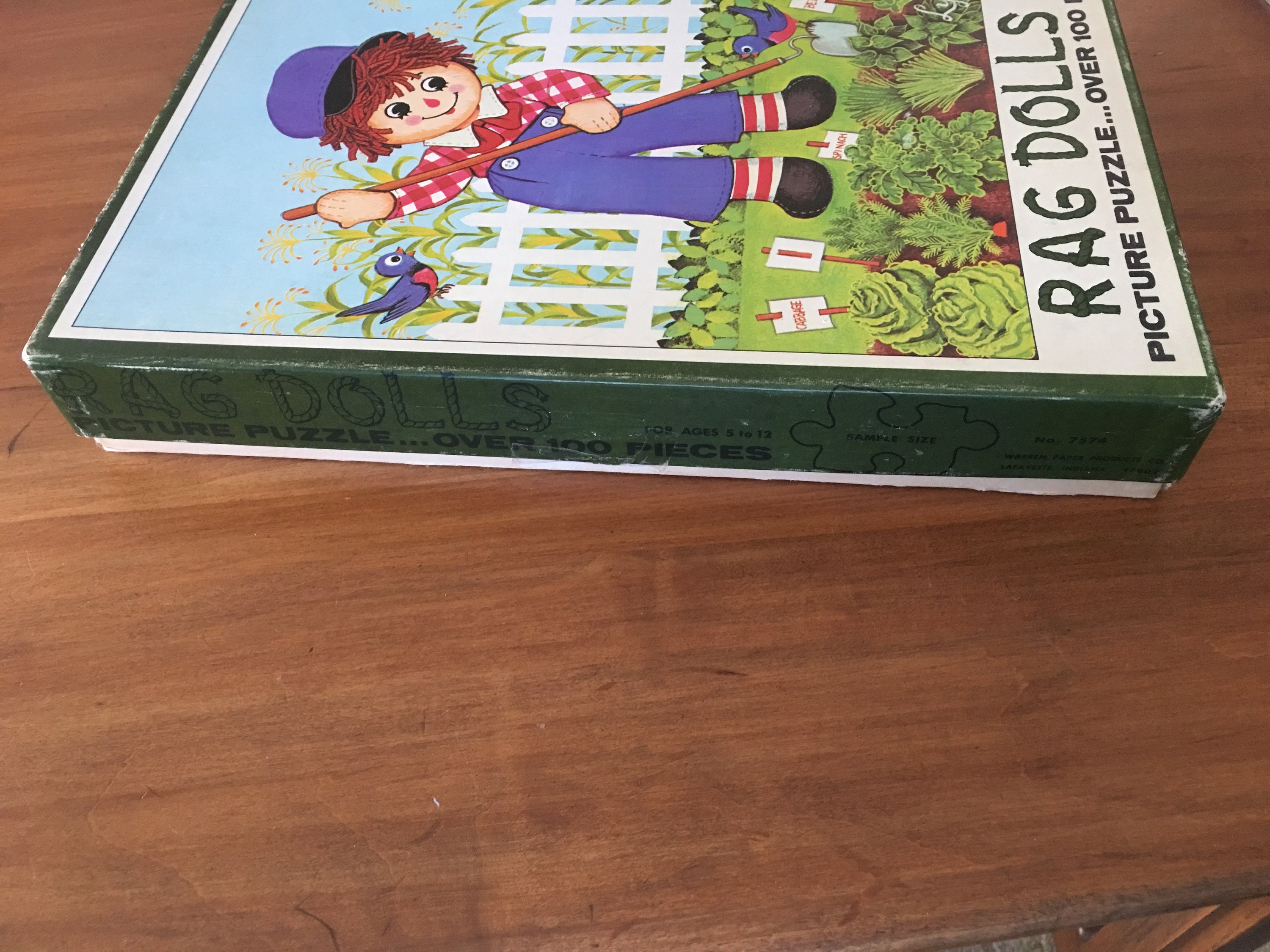 Vintage RAG DOLLS Picture Puzzle COMPLETE Raggedy Andy and - Etsy