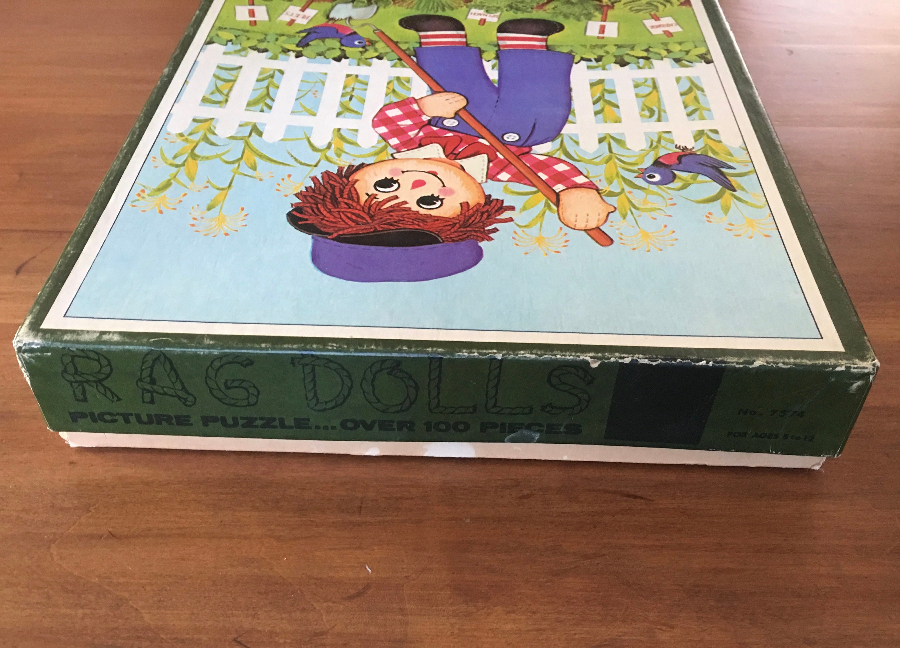 Vintage RAG DOLLS Picture Puzzle COMPLETE Raggedy Andy and - Etsy