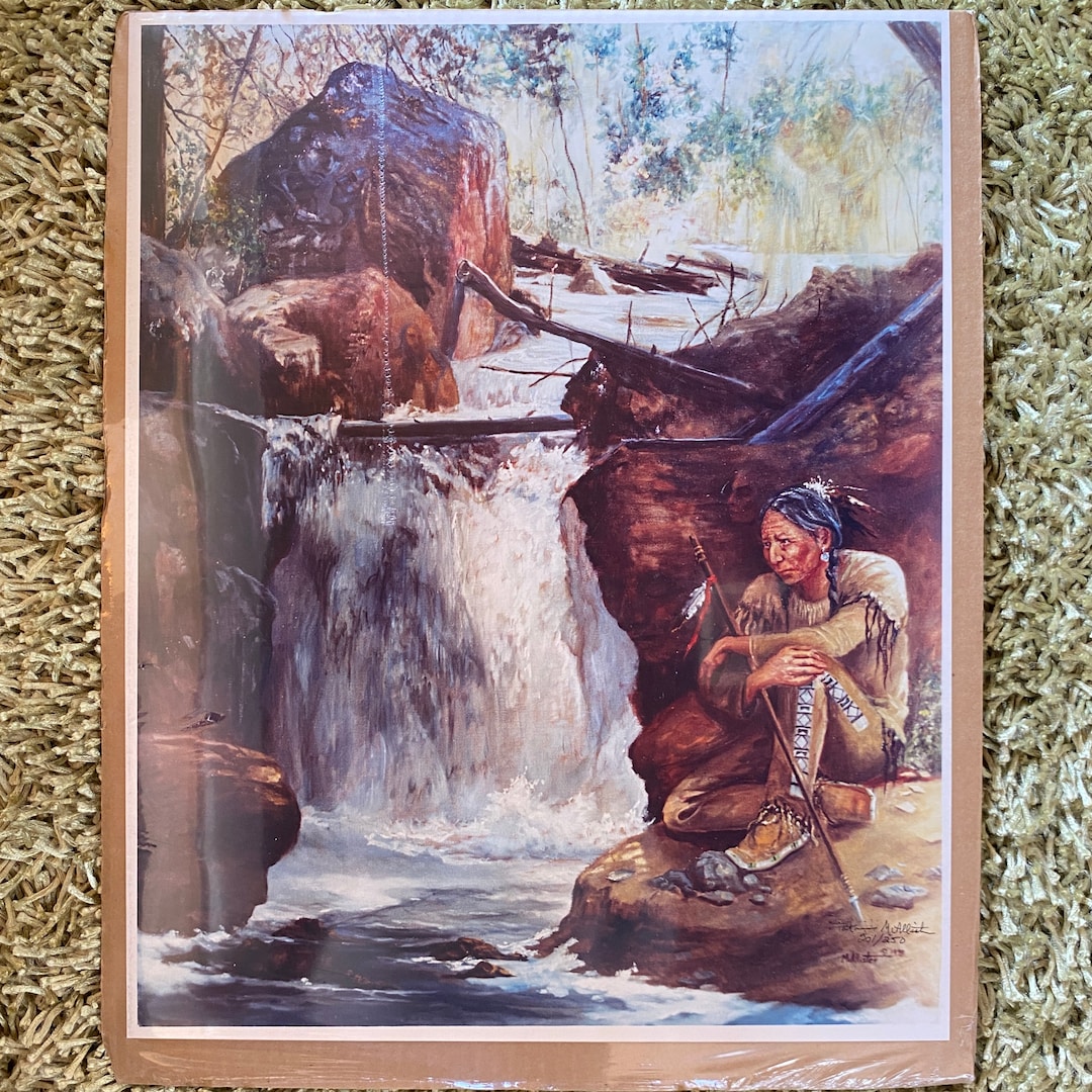 1998 LOOK FOR ME by Pat Mcallister Native American Spiritual Art ...